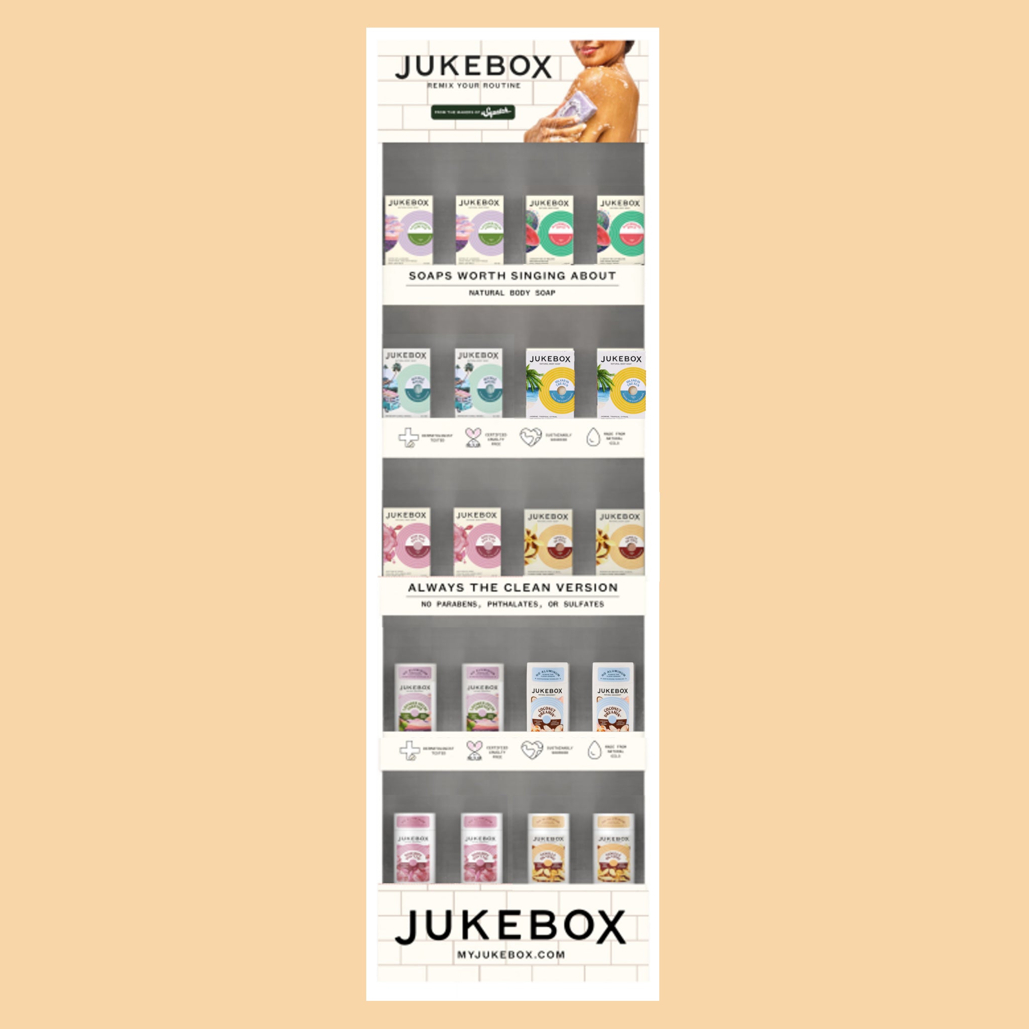 Wholesale Floor Stand (with product) – Jukebox