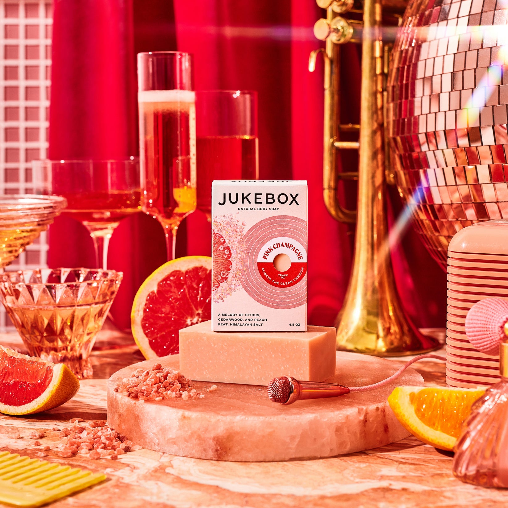 Pink Champagne Soap – Jukebox